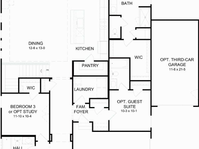 3 Bed, 2 Bath New Home plan in Tipp City, OH