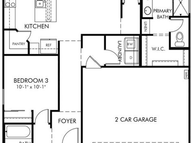 3 Bed, 2 Bath New Home plan in Tolleson, AZ