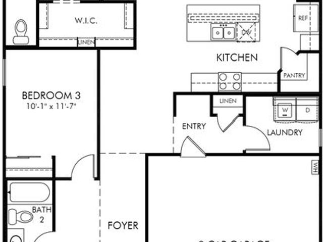 3 Bed, 2 Bath New Home plan in Tolleson, AZ