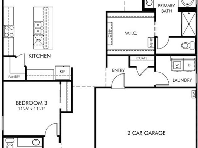3 Bed, 2 Bath New Home plan in Tolleson, AZ