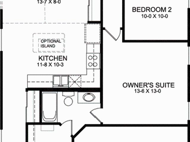 3 Bed, 2 Bath New Home plan in Ashville, OH
