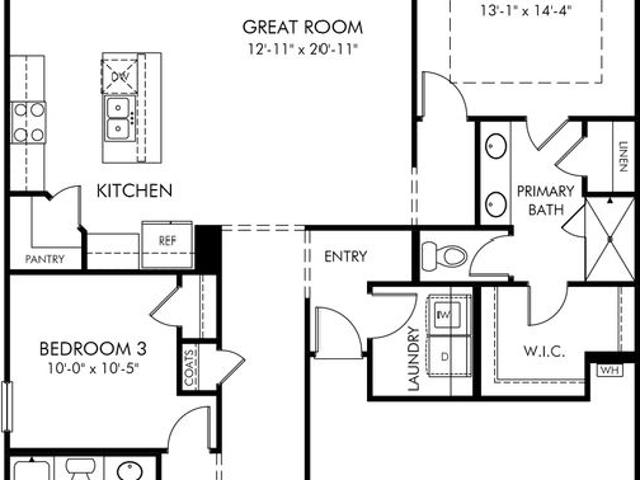 3 Bed, 2 Bath New Home plan in Athens, AL