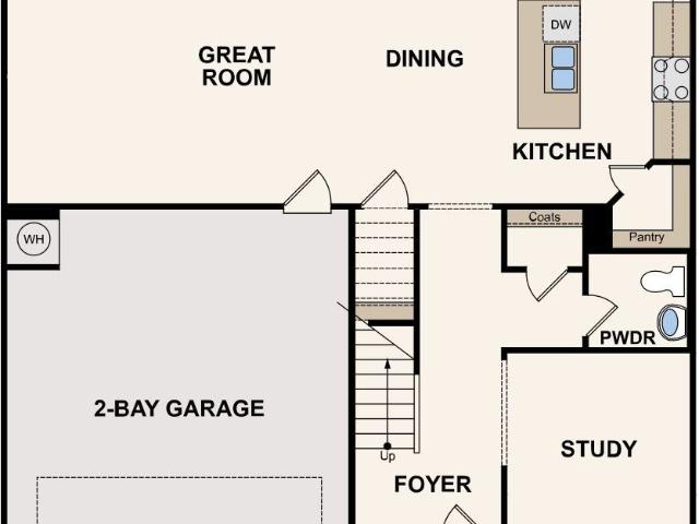 3 Bed, 2 Bath New Home plan in Atlanta, GA