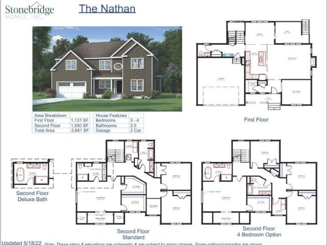 3 Bed, 2 Bath New Home plan in Bridgewater, MA