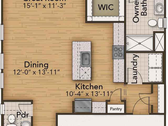 3 Bed, 2 Bath New Home plan in Calabash, NC