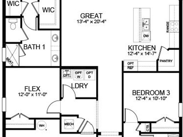 3 Bed, 2 Bath New Home plan in Cape Coral, FL