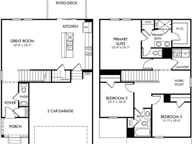 3 Bed, 2 Bath New Home plan in Cherryville, NC