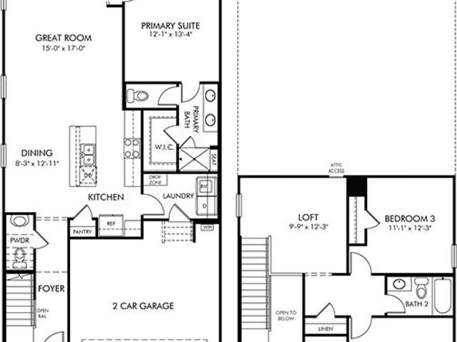3 Bed, 2 Bath New Home plan in Cherryville, NC