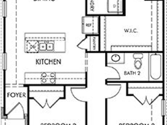 3 Bed, 2 Bath New Home plan in Conroe, TX