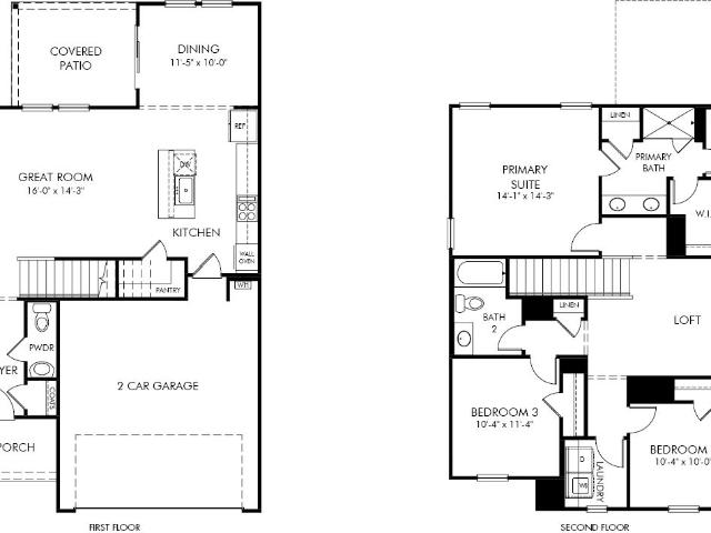 3 Bed, 2 Bath New Home plan in Clayton, NC