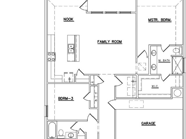 3 Bed, 2 Bath New Home plan in Cleburne, TX
