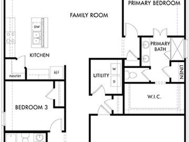 3 Bed, 2 Bath New Home plan in Crandall, TX