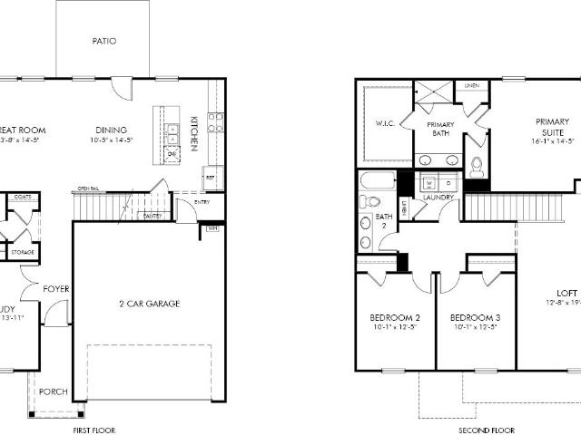 3 Bed, 2 Bath New Home plan in Dallas, GA