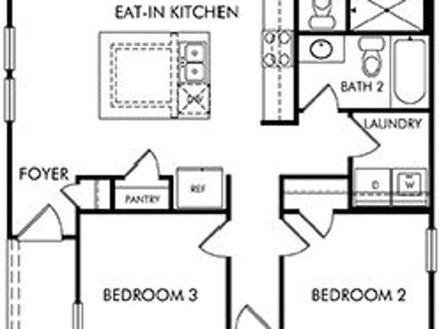 3 Bed, 2 Bath New Home plan in Farmersville, TX