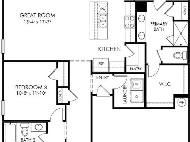 3 Bed, 2 Bath New Home plan in Foley, AL