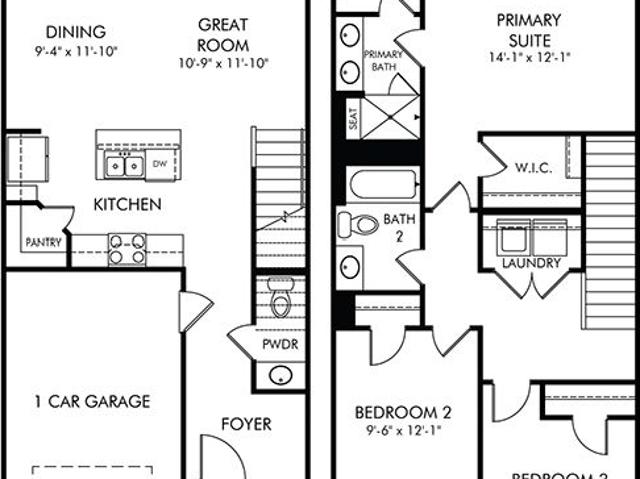 3 Bed, 2 Bath New Home plan in Fort Mill, SC