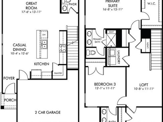 3 Bed, 2 Bath New Home plan in Fort Mill, SC