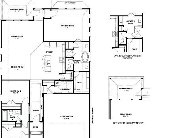 3 Bed, 2 Bath New Home plan in Fort Worth, TX