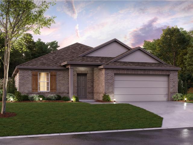 3 Bed, 2 Bath New Home plan in Crowley, TX
