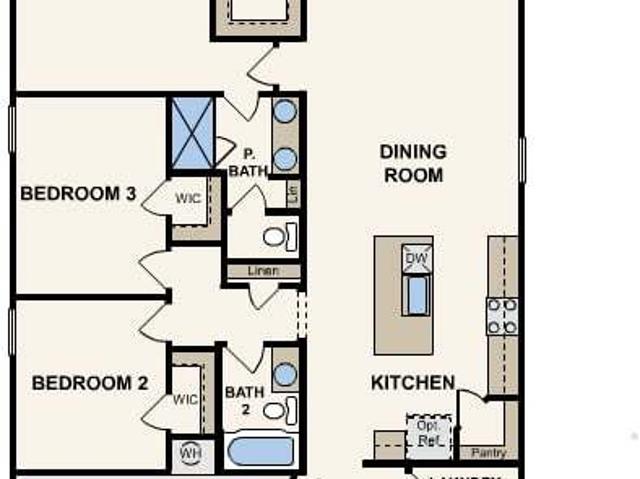 3 Bed, 2 Bath New Home plan in Fulshear, TX