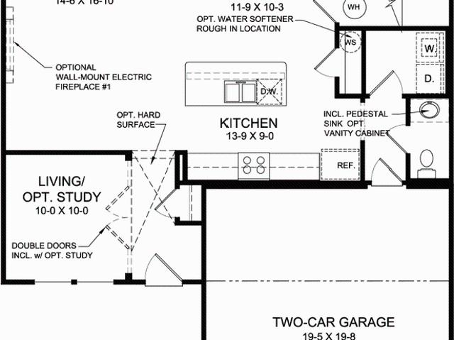 3 Bed, 2 Bath New Home plan in Galloway, OH