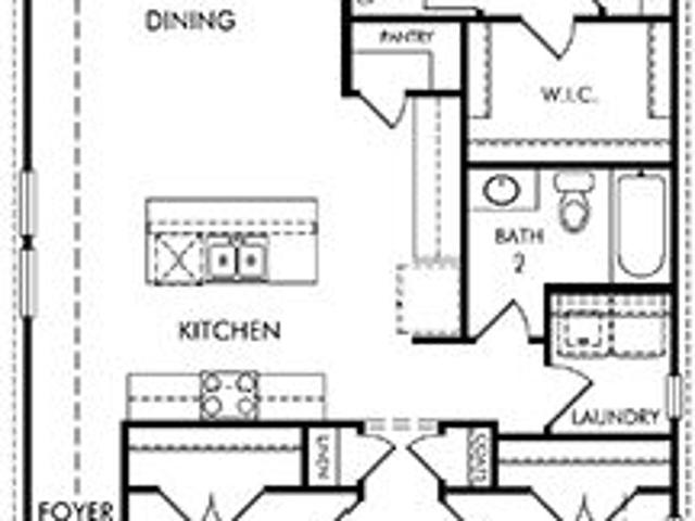 3 Bed, 2 Bath New Home plan in Georgetown, TX