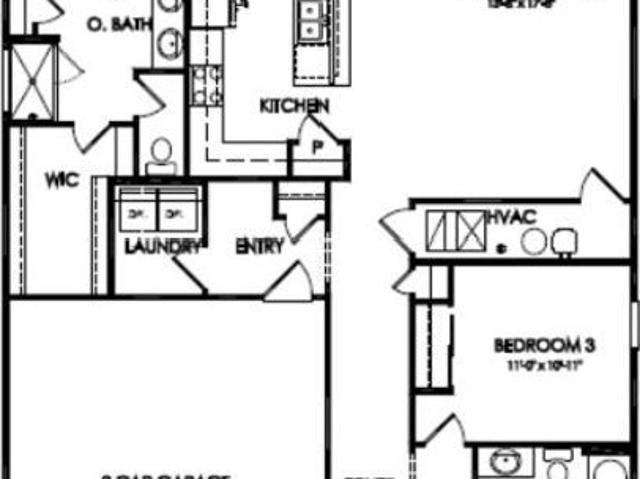 3 Bed, 2 Bath New Home plan in Greenwood, IN