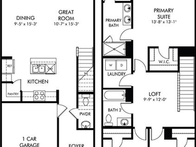 3 Bed, 2 Bath New Home plan in Greer, SC