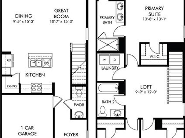 3 Bed, 2 Bath New Home plan in Greer, SC