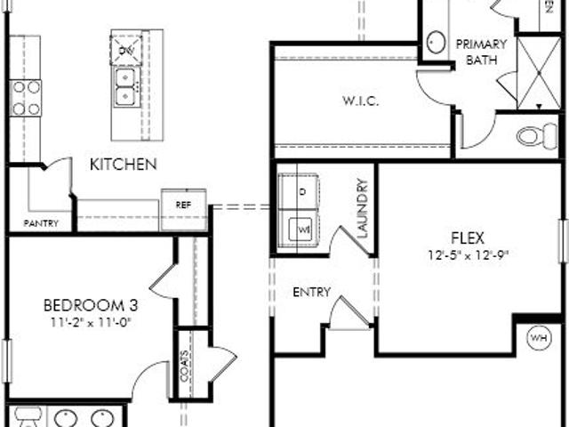 3 Bed, 2 Bath New Home plan in Gulfport, MS