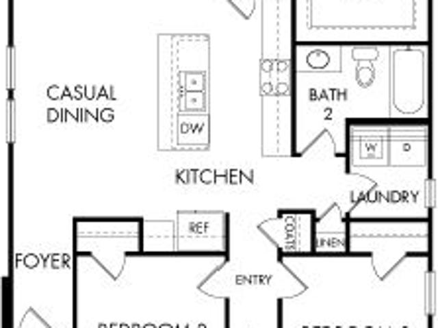 3 Bed, 2 Bath New Home plan in Houston, TX