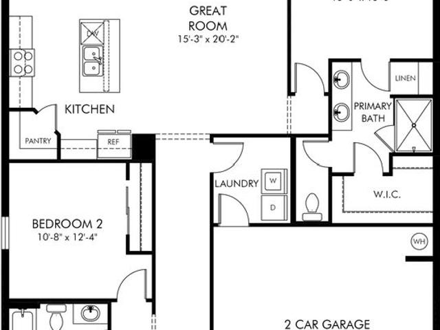 3 Bed, 2 Bath New Home plan in Howey In The Hills, FL
