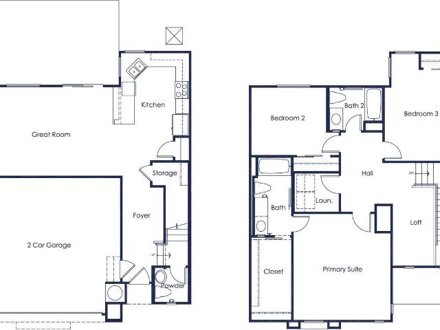 3 Bed, 2 Bath New Home plan in Las Vegas, NV