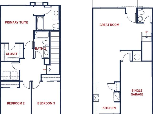3 Bed, 2 Bath New Home plan in Las Vegas, NV