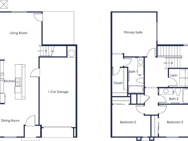 3 Bed, 2 Bath New Home plan in Las Vegas, NV
