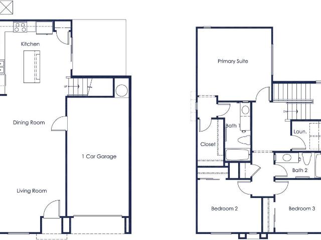 3 Bed, 2 Bath New Home plan in Las Vegas, NV