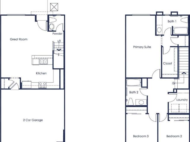 3 Bed, 2 Bath New Home plan in Las Vegas, NV