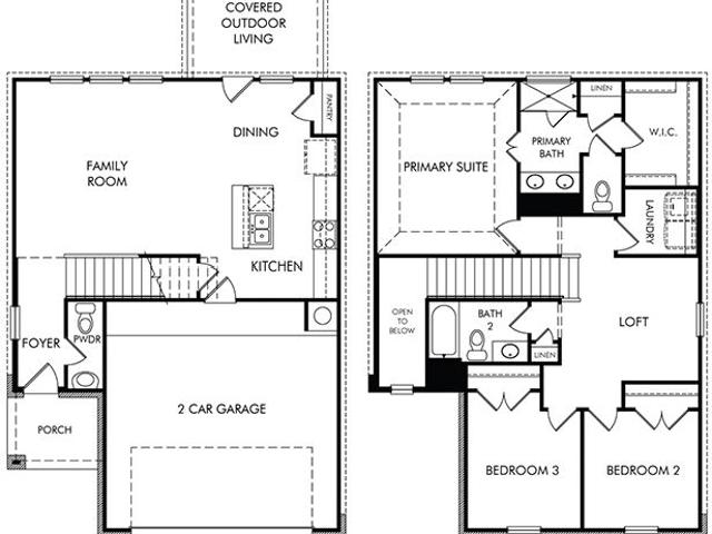 3 Bed, 2 Bath New Home plan in Liberty Hill, TX