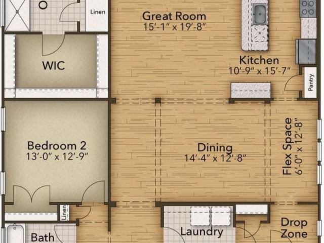 3 Bed, 2 Bath New Home plan in Little River, SC
