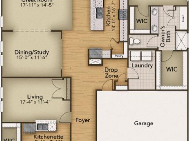 3 Bed, 2 Bath New Home plan in Little River, SC