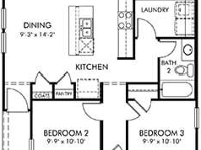 3 Bed, 2 Bath New Home plan in Longs, SC