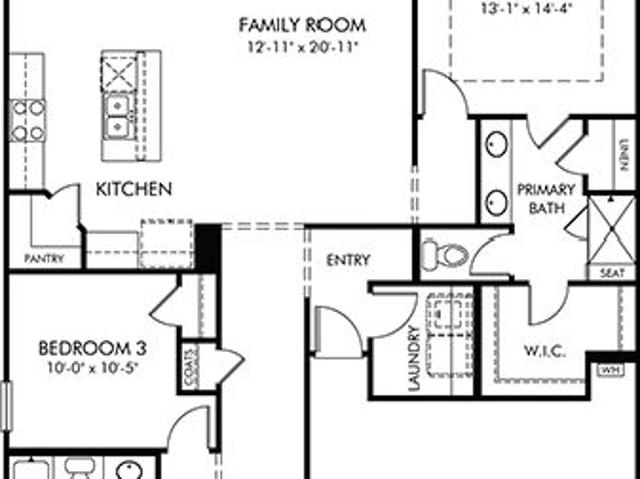 3 Bed, 2 Bath New Home plan in Longs, SC