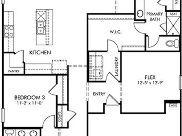3 Bed, 2 Bath New Home plan in Longs, SC