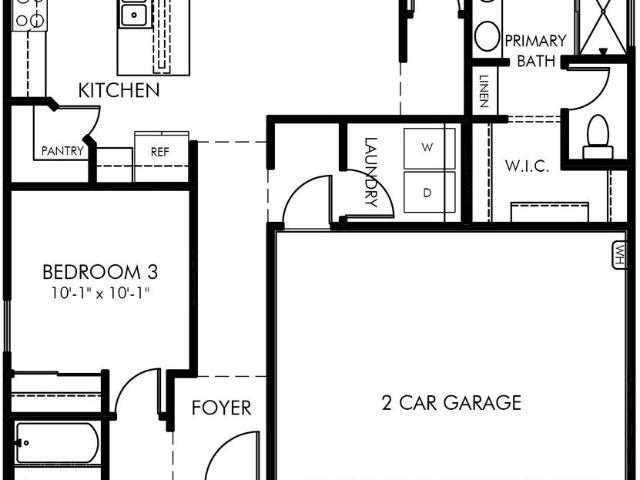 3 Bed, 2 Bath New Home plan in Maricopa, AZ