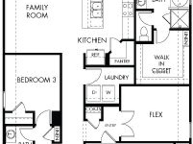 3 Bed, 2 Bath New Home plan in New Caney, TX