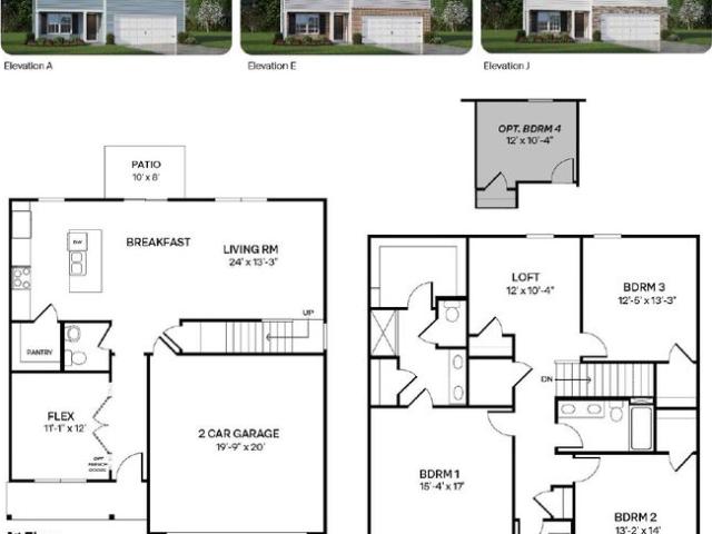 3 Bed, 2 Bath New Home plan in New Bern, NC
