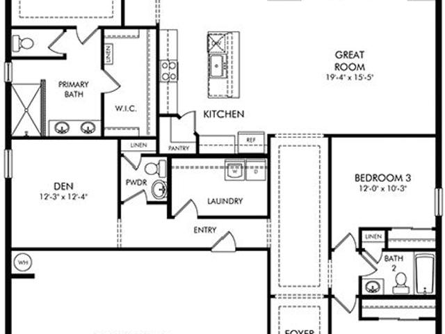3 Bed, 2 Bath New Home plan in Ormond Beach, FL