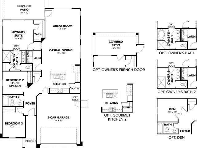 3 Bed, 2 Bath New Home plan in Peoria, AZ
