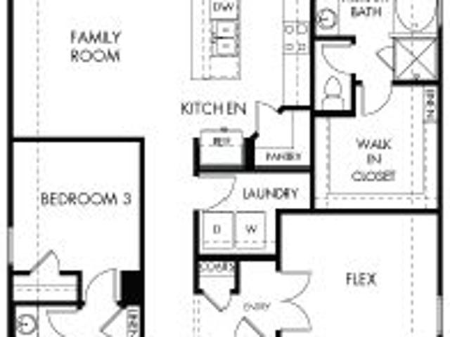 3 Bed, 2 Bath New Home plan in Pearland, TX