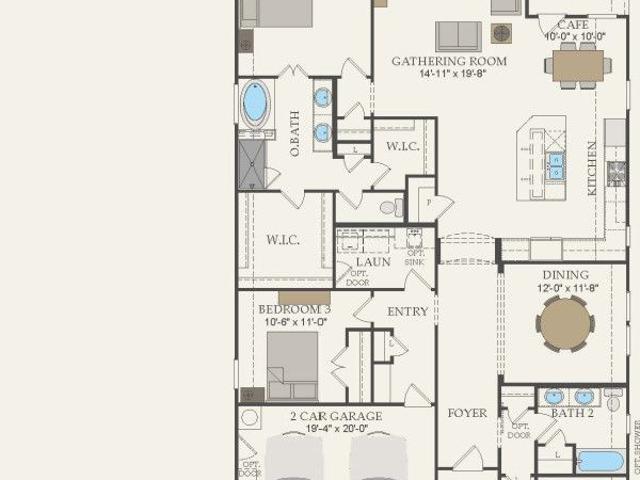 3 Bed, 2 Bath New Home plan in Pflugerville, TX